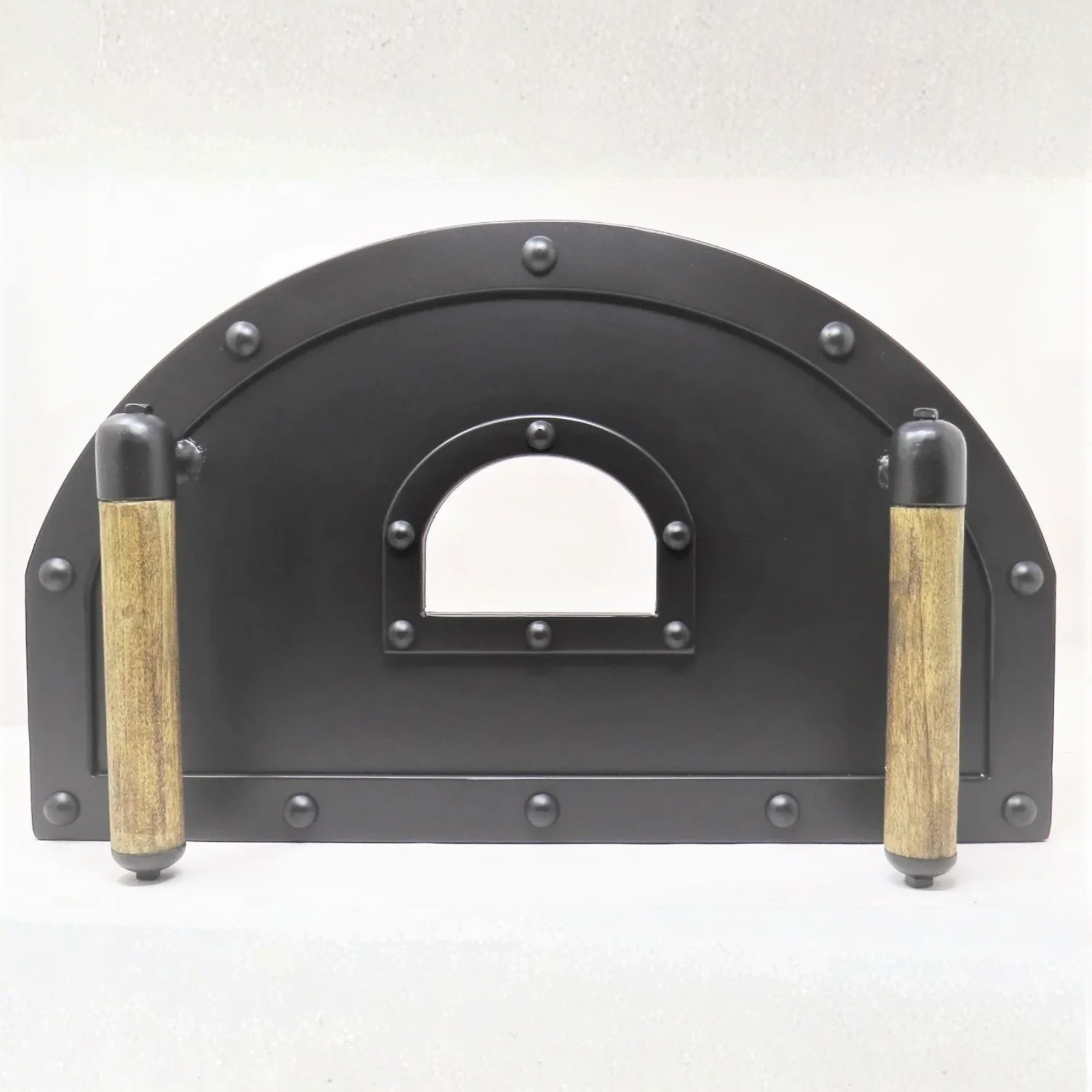 Custom Old World Arched Freestanding Pizza Oven Door – Old West Iron