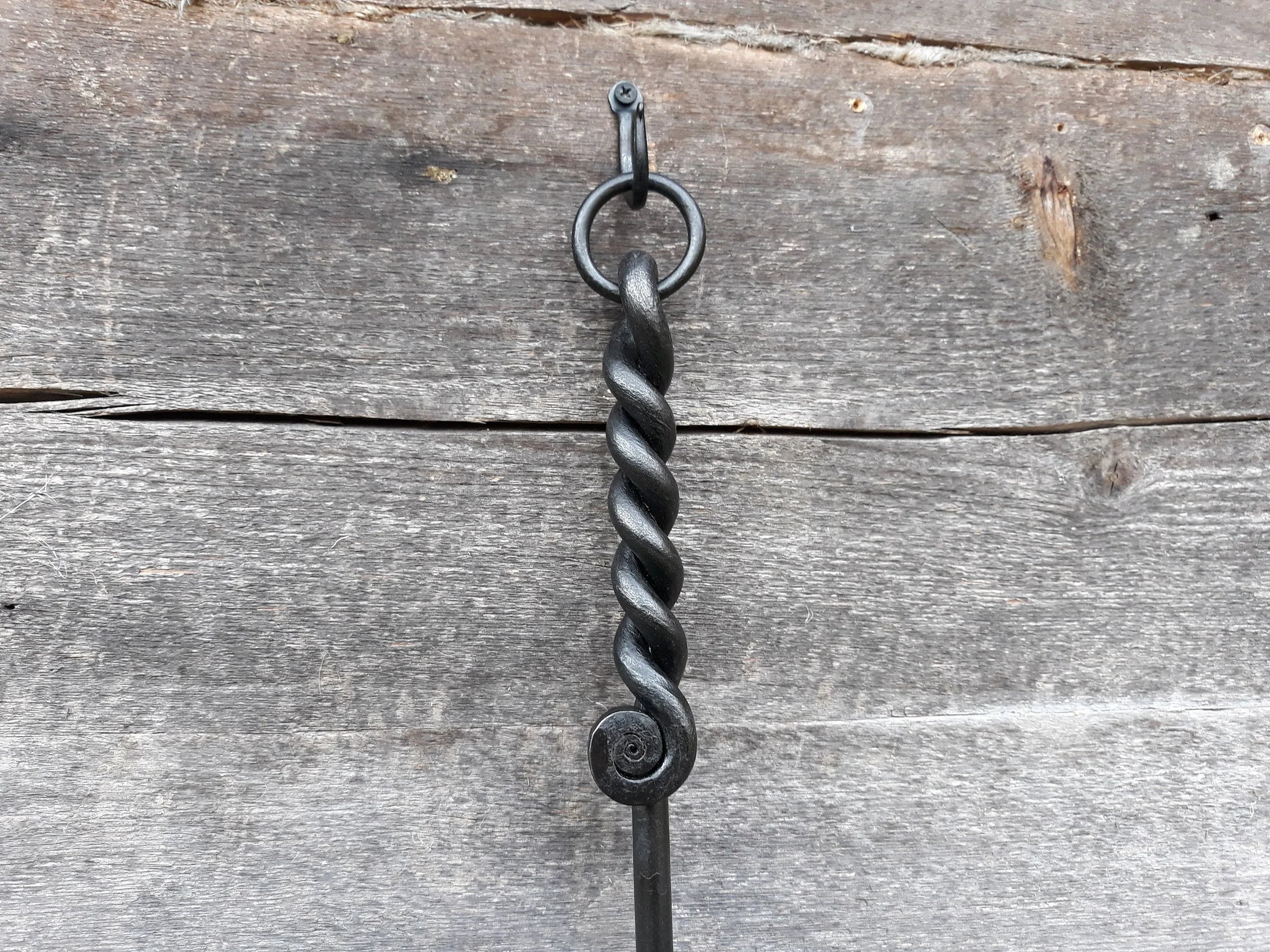 Hand Forged Fireplace Poker